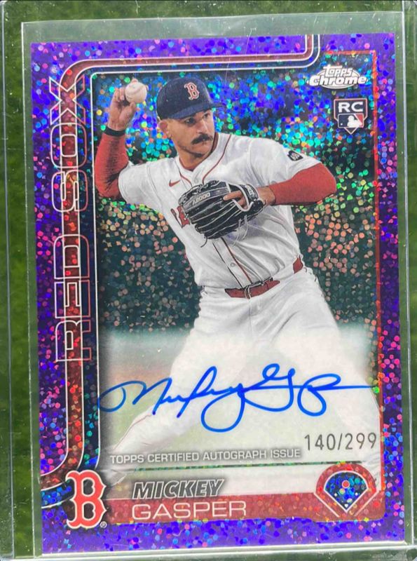 Mickey Gasper 2025 Topps Chrome #RA-MG Rookie Autographs - Purple ...