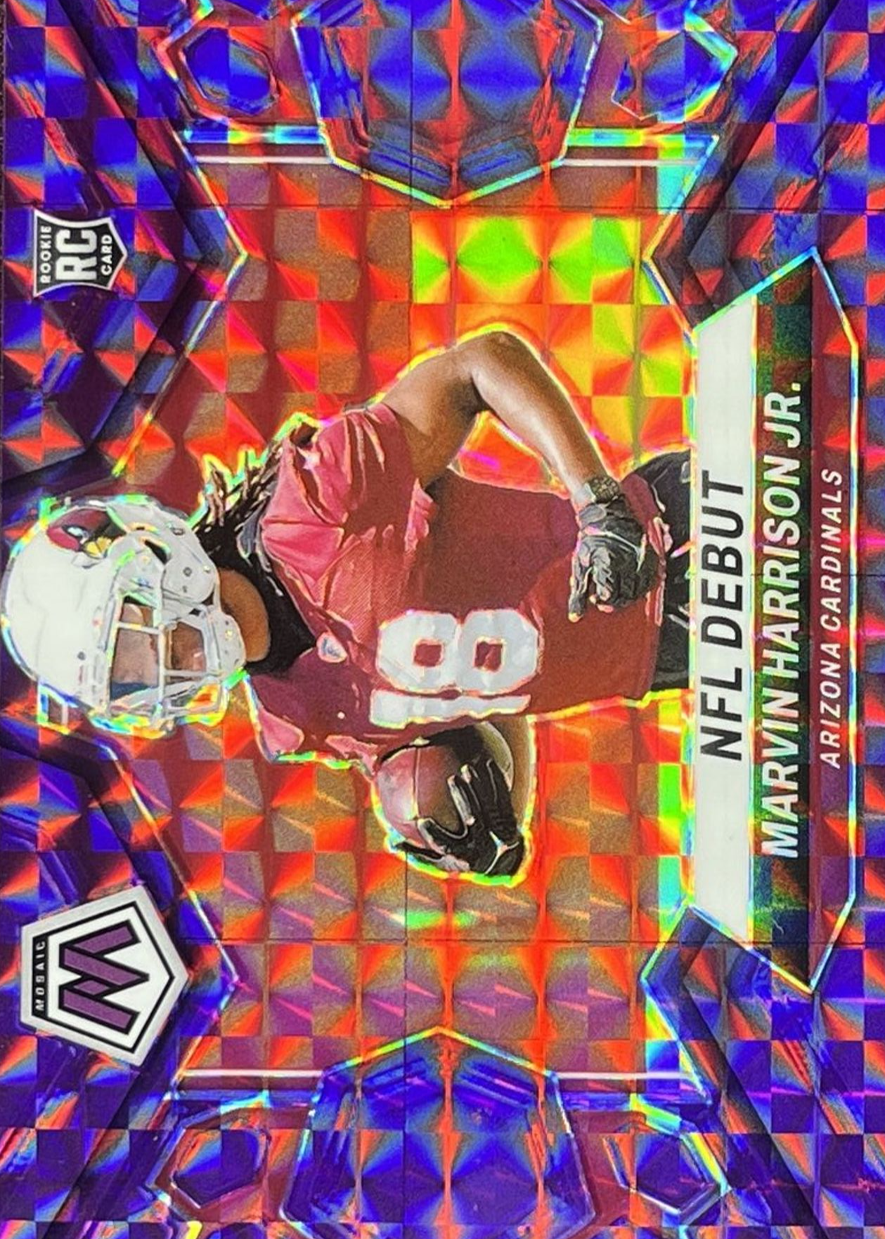 Marvin Harrison Jr. 2024 Mosaic #283 NFL Debut - Purple /49 Price Guide ...