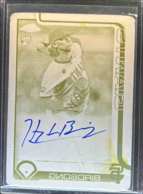 Hayden Birdsong 2025 Topps Chrome #RA-HB Rookie Autographs - Printing ...