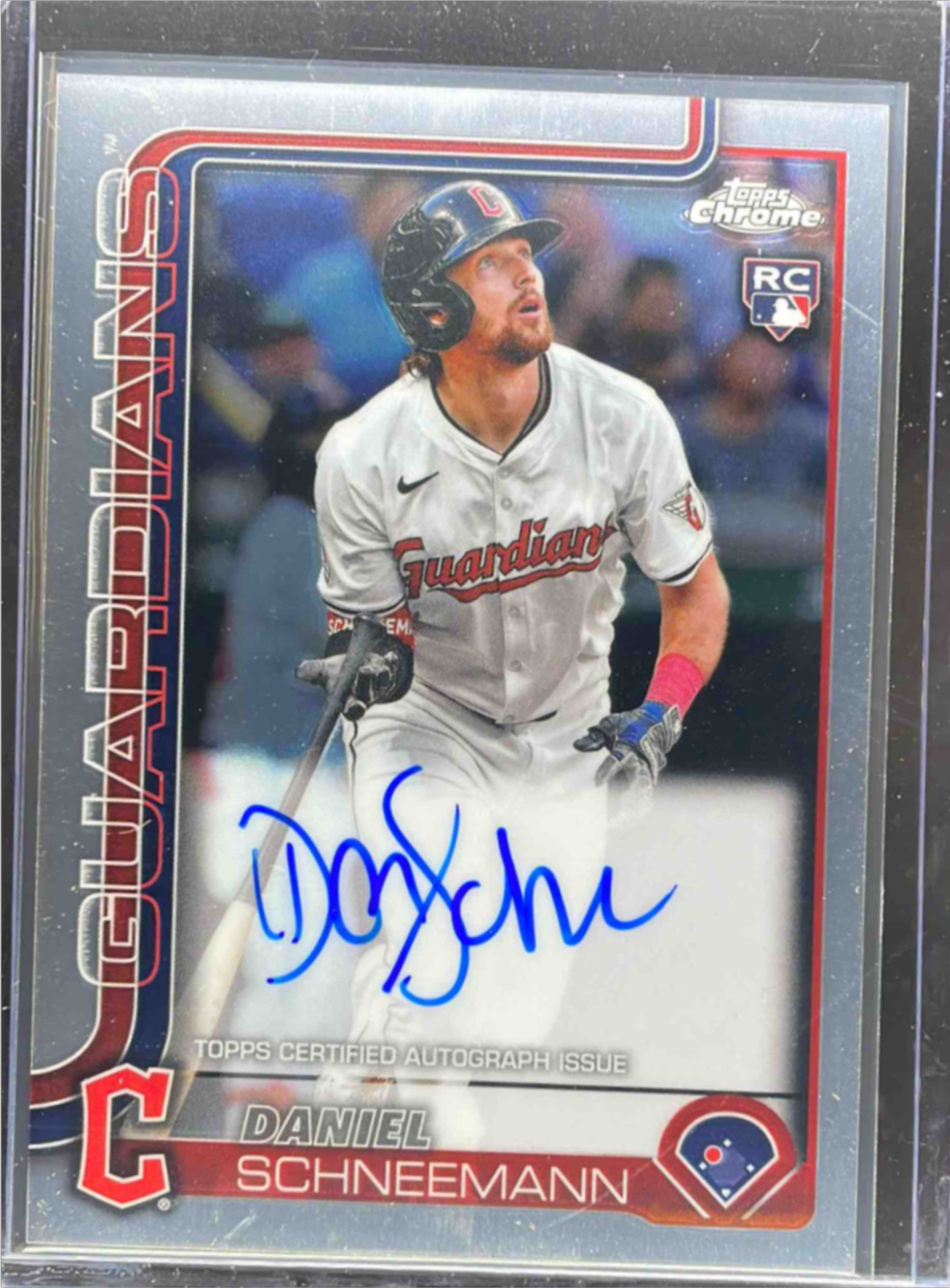 Daniel Schneemann 2025 Topps Chrome #RA-DS Rookie Autographs Price ...