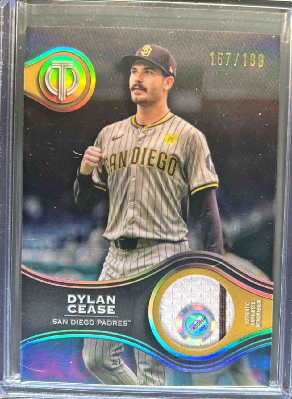 Dylan Cease 2025 Topps Tribute #SOA-DC Stamp of Approval /199 Price ...