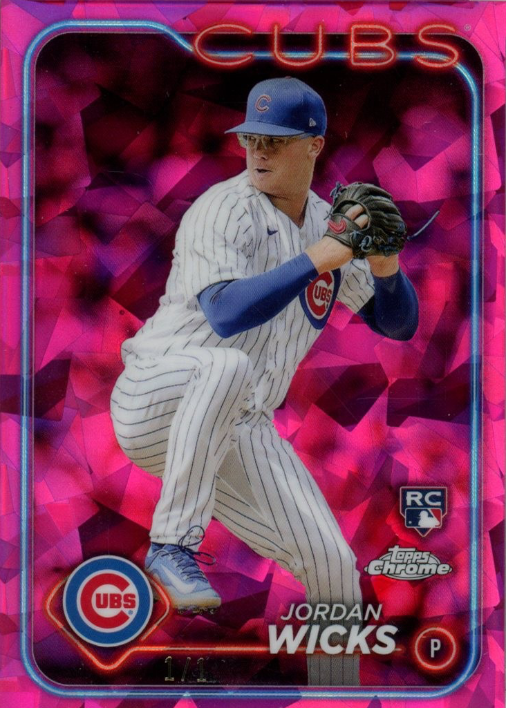 Jordan Wicks 2024 Topps Chrome Sapphire Edition #613 Padparadscha /1 Price Guide - Sports Card ...