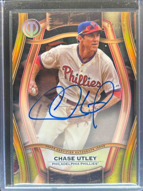 Chase Utley 2025 Topps Tribute #PTGA-CU Pillars Of The Game Autograph ...