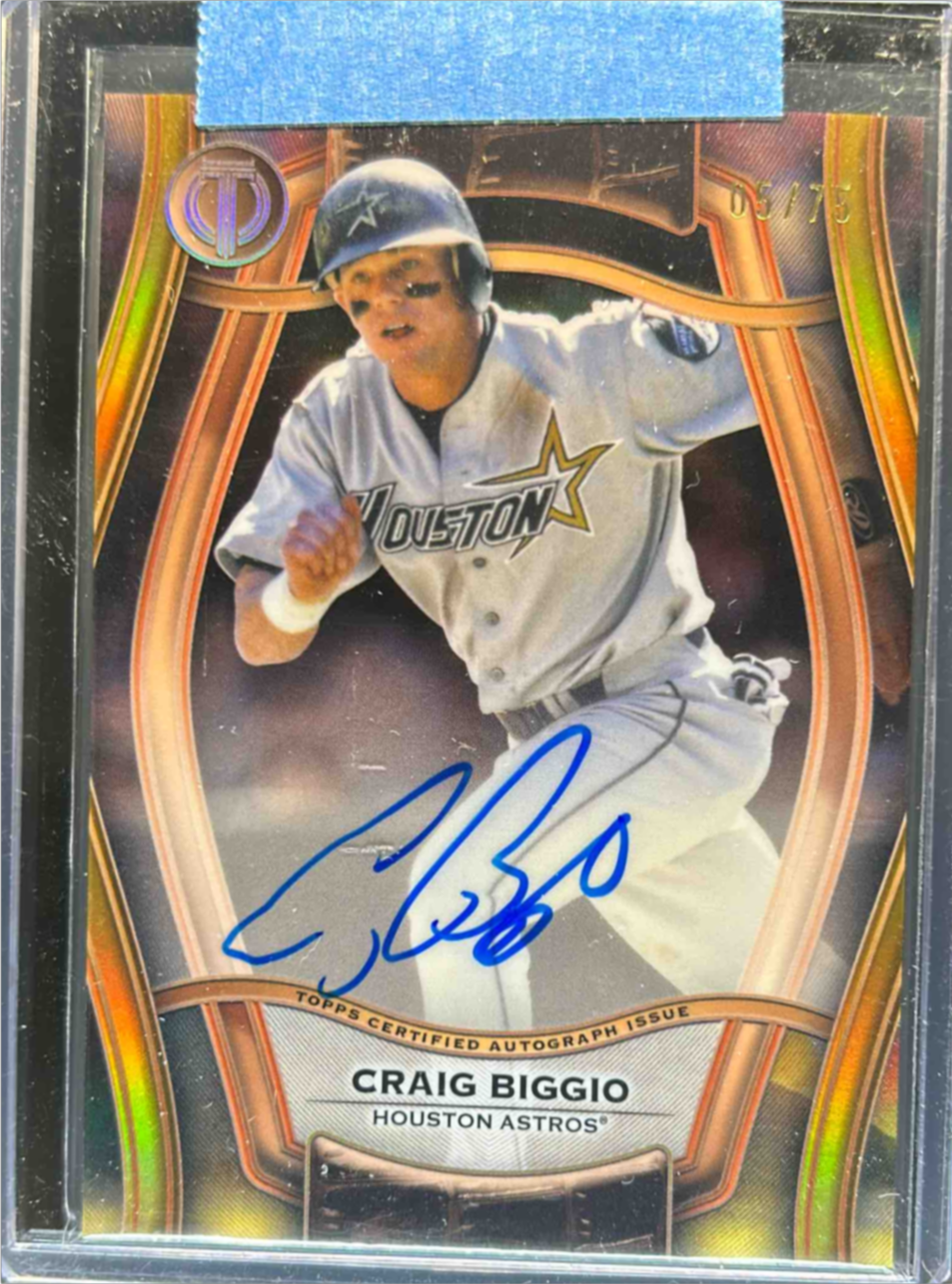 Craig Biggio 2025 Topps Tribute #PTGA-CB Pillars Of The Game Autograph ...