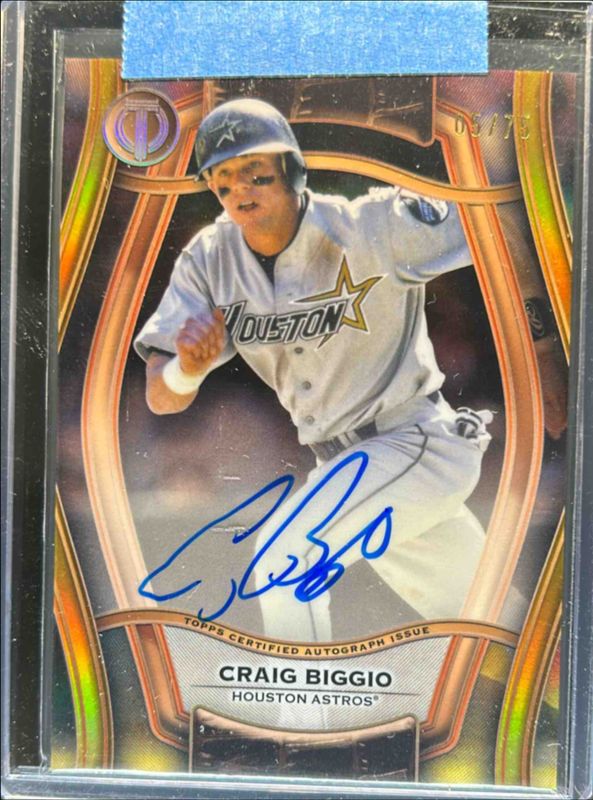 Craig Biggio 2025 Topps Tribute #PTGA-CB Pillars Of The Game Autograph ...