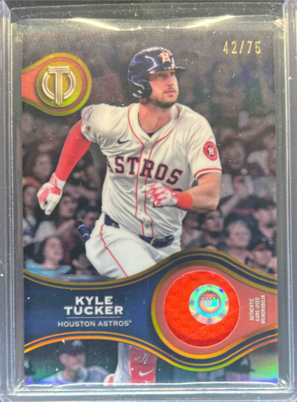 Kyle Tucker 2025 Topps Tribute #SOA-KT Stamp of Approval - Gold /75 ...