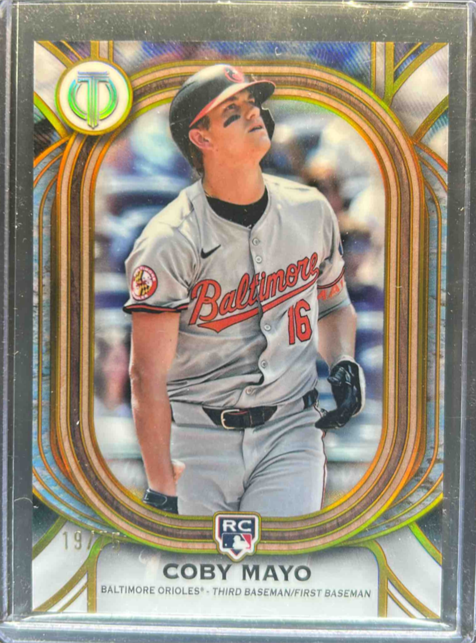 Coby Mayo 2025 Topps Tribute #92 Gold /75 Price Guide - Sports Card ...