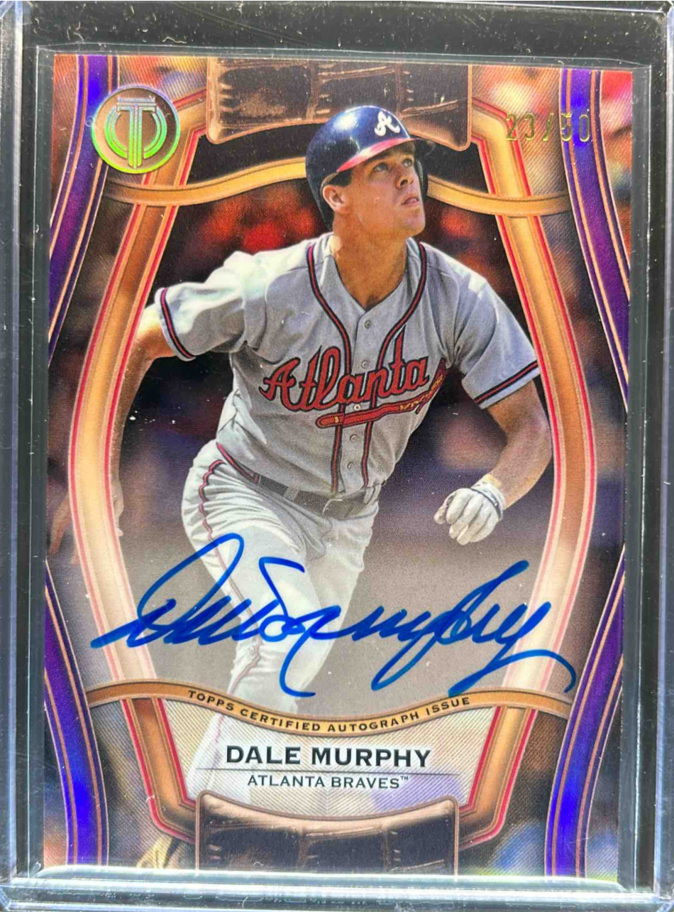 Dale Murphy 2025 Topps Tribute #PTGA-DMU Pillars Of The Game Autograph ...