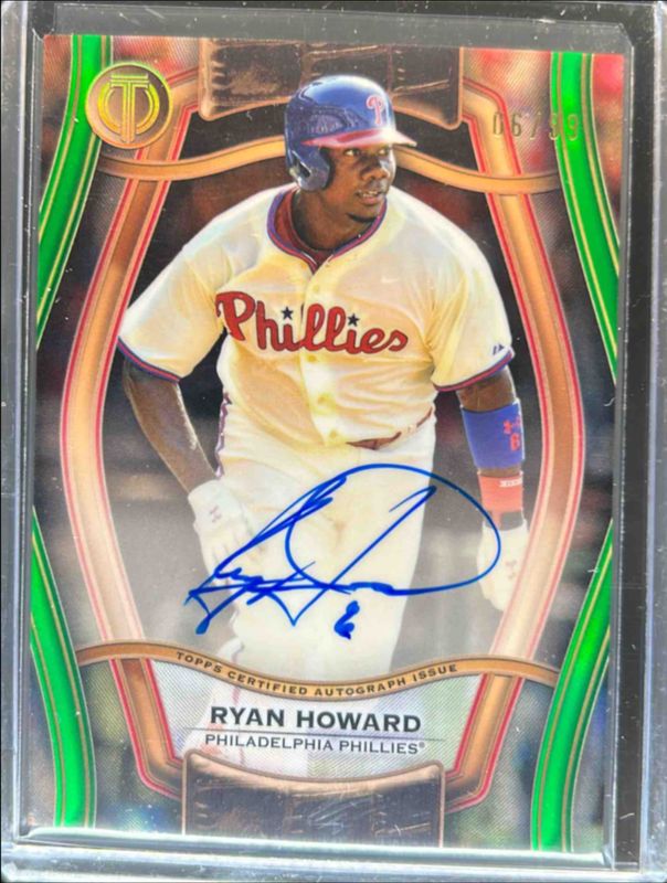 Ryan Howard 2025 Topps Tribute #PTGA-RH Pillars Of The Game Autograph ...