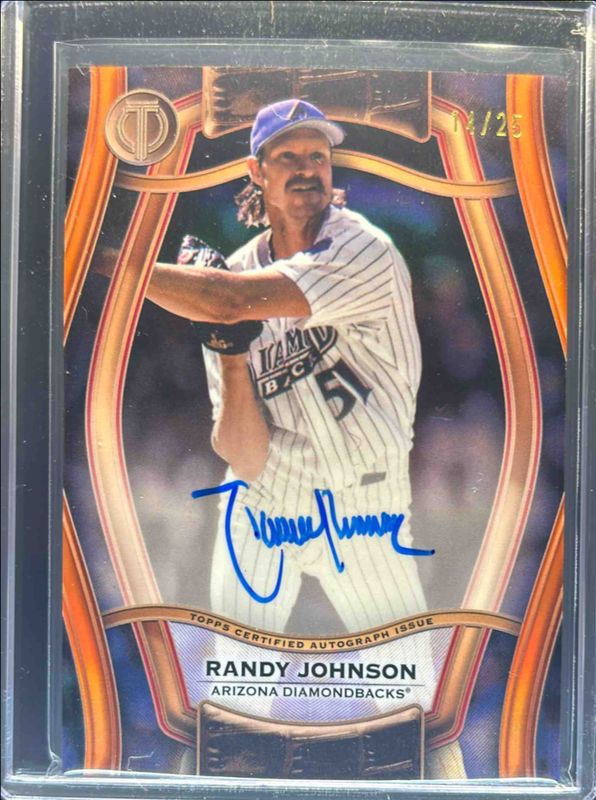 Randy Johnson 2025 Topps Tribute #PTGA-RJ Pillars Of The Game Autograph ...