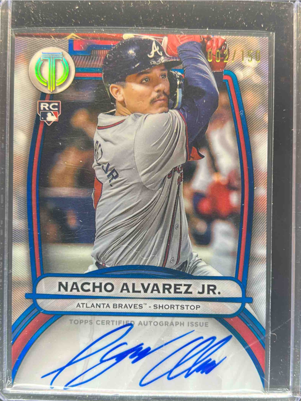 Nacho Alvarez Jr. 2025 Topps Tribute #TA-NAJ Tribute Autograph - Blue ...