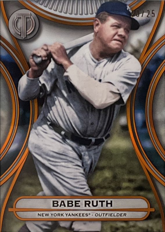 Babe Ruth 2025 Topps Tribute #56 Orange /25 Price Guide - Sports Card ...