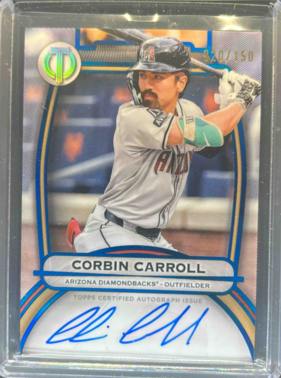 Corbin Carroll 2025 Topps Tribute #TA-CCA Tribute Autograph - Blue /150 ...