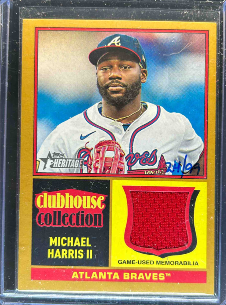 Michael Harris II 2025 Topps Heritage #CCR-MH Clubhouse Collection ...