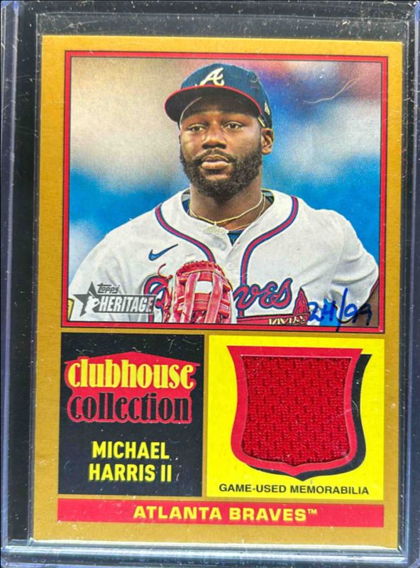 Michael Harris II 2025 Topps Heritage #CCR-MH Clubhouse Collection ...
