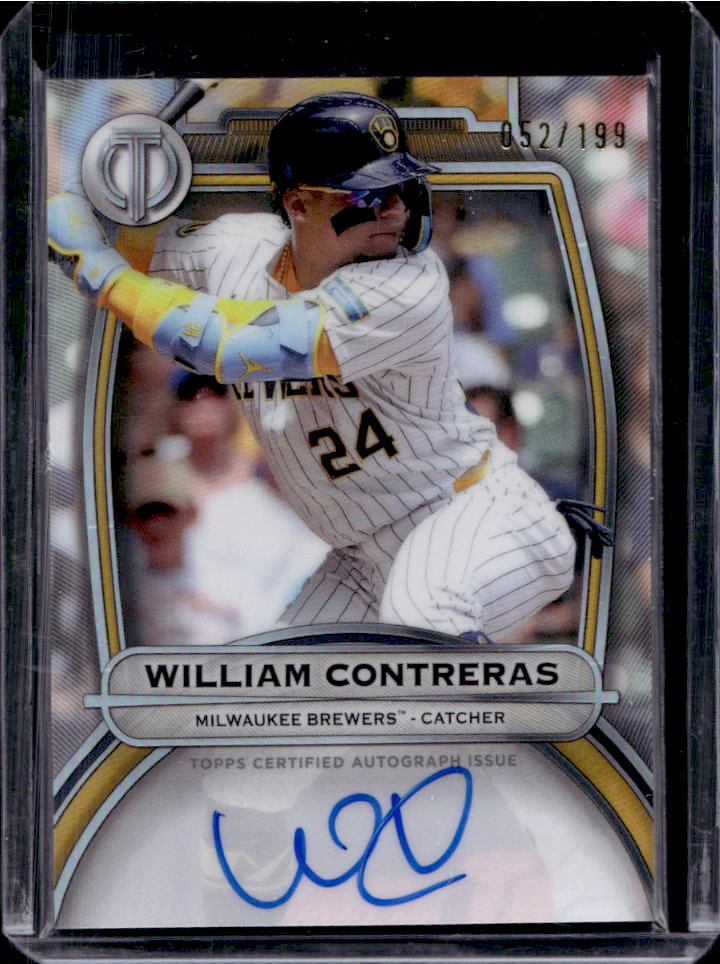 William Contreras 2025 Topps Tribute #TA-WC Tribute Autograph /199 ...