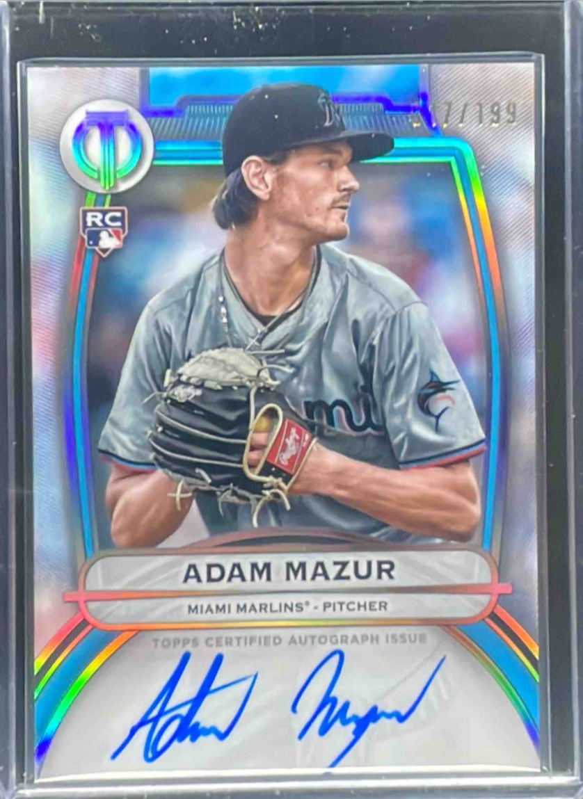 Adam Mazur 2025 Topps Tribute #TA-MAZ Tribute Autograph /199 Price ...