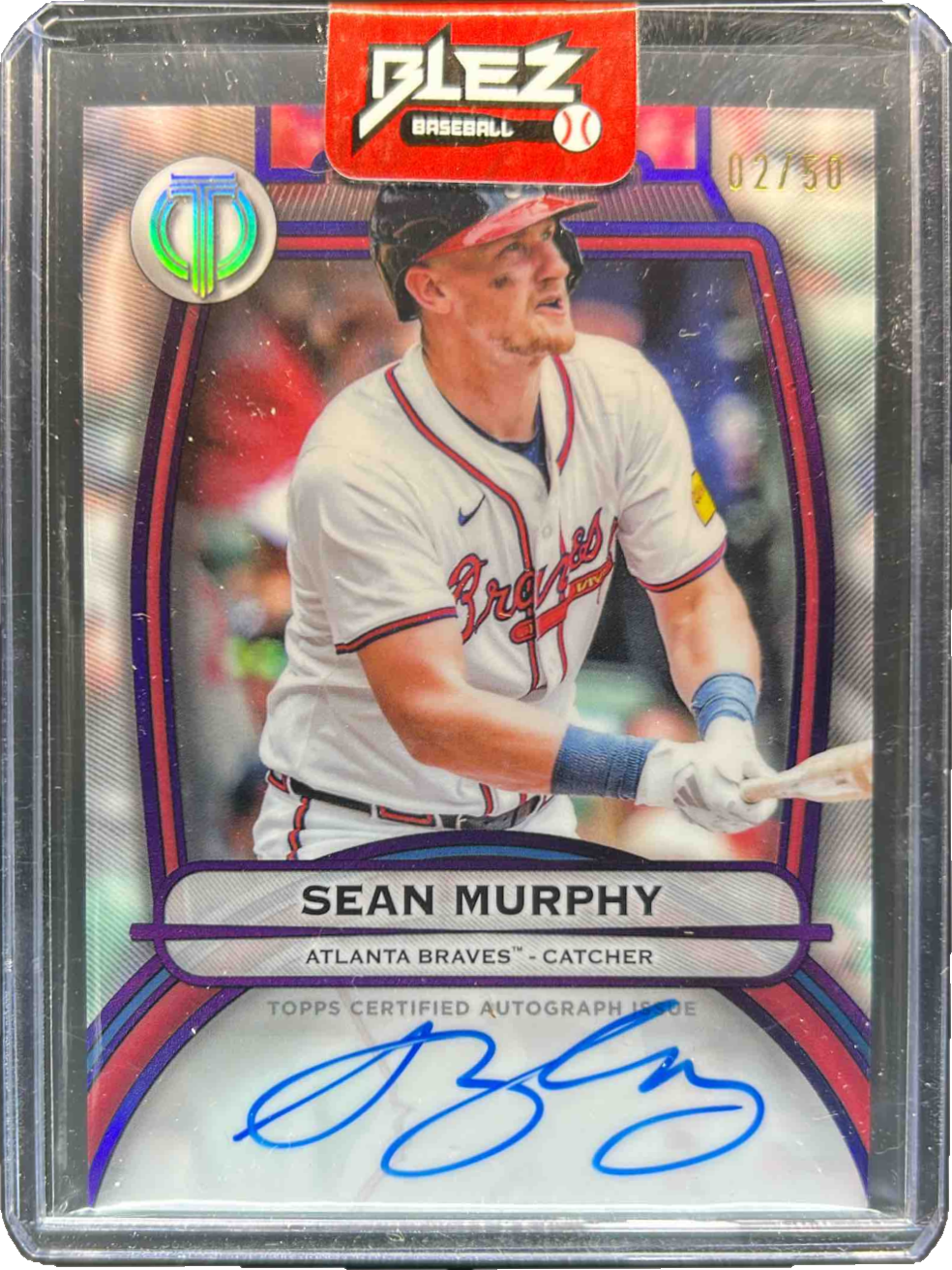 Sean Murphy 2025 Topps Tribute #TA-MUR Tribute Autograph - Purple /50 ...