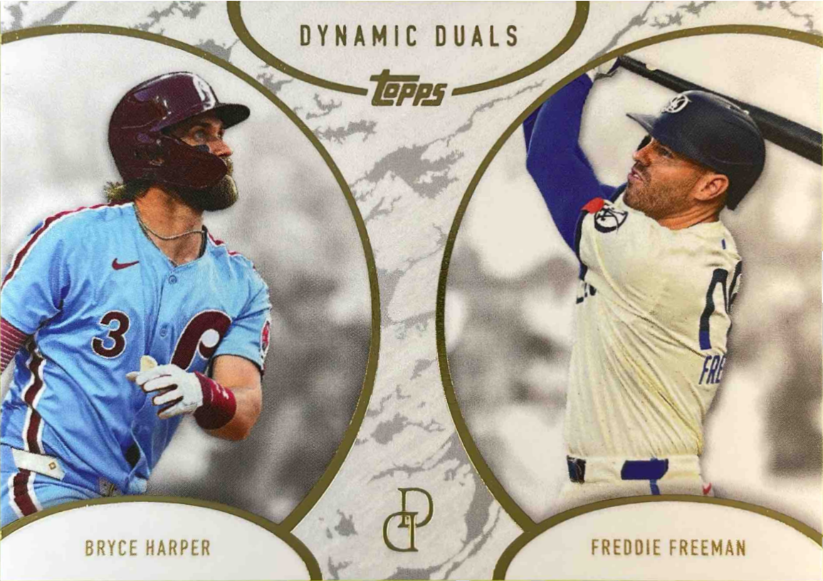 Bryce Harper / Freddie Freeman 2025 Topps Dynamic Duals #41 Base Price ...