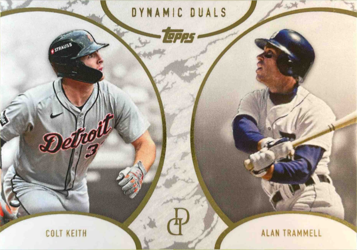 Alan Trammell / Colt Keith 2025 Topps Dynamic Duals #30 Base Price ...