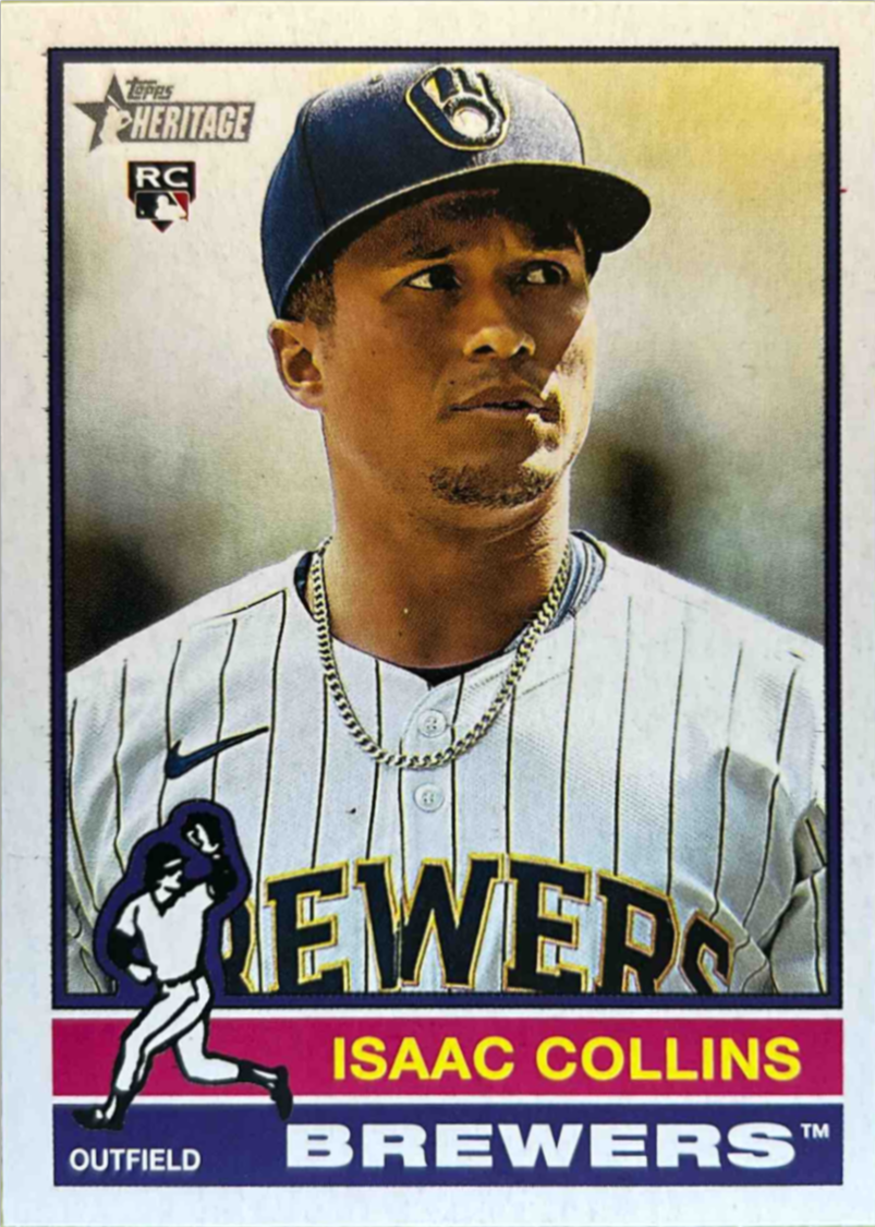 Isaac Collins 2025 Topps Heritage #78 Base Price Guide - Sports Card ...