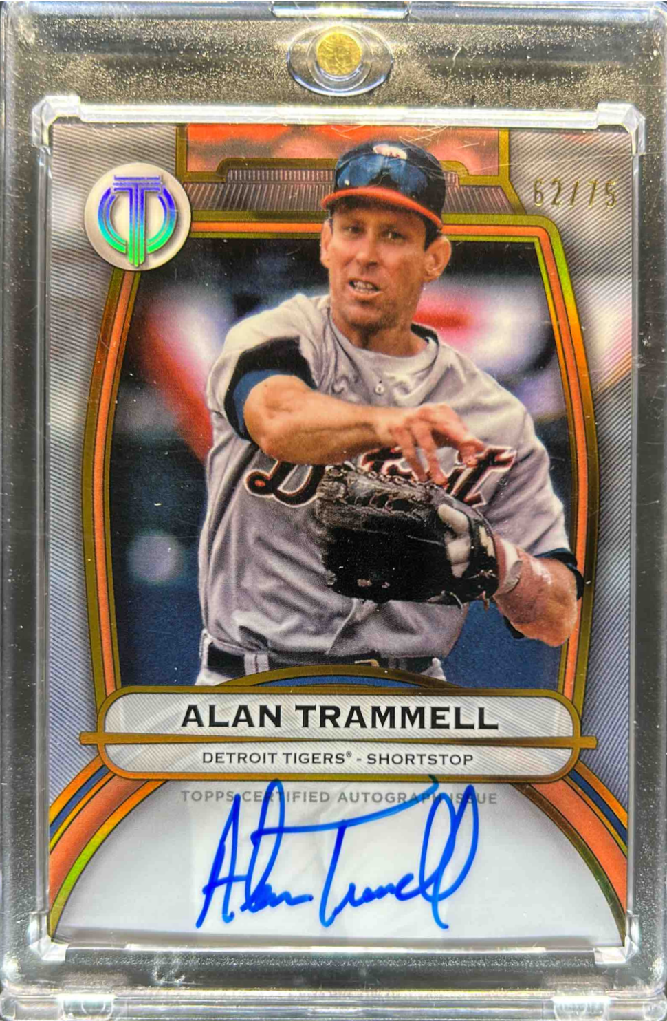 Alan Trammell 2025 Topps Tribute #TA-ATR Tribute Autograph - Gold /75 ...