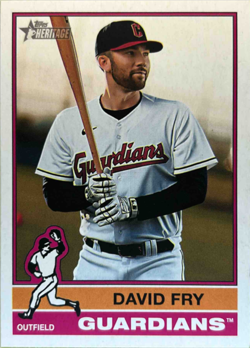 David Fry 2025 Topps Heritage #408 Base Price Guide - Sports Card Investor