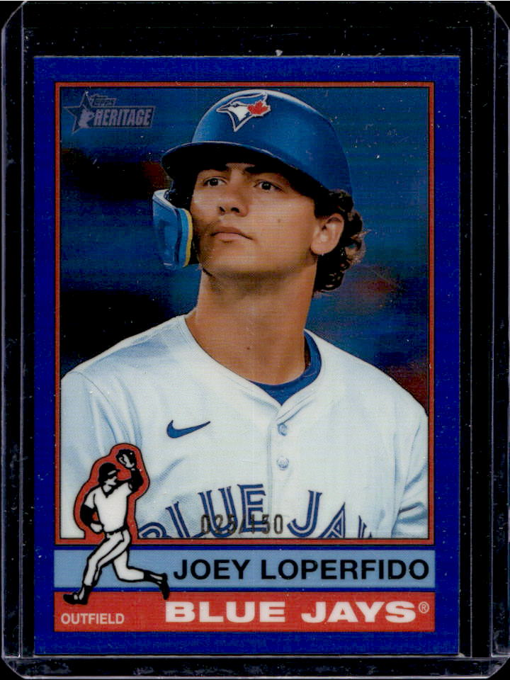 Joey Loperfido 2025 Topps Heritage #295 Dark Blue Border Price Guide ...
