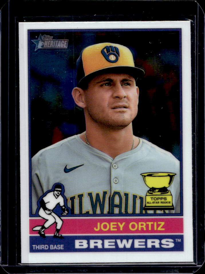 Joey Ortiz 2025 Topps Heritage #207 Chrome Price Guide - Sports Card ...