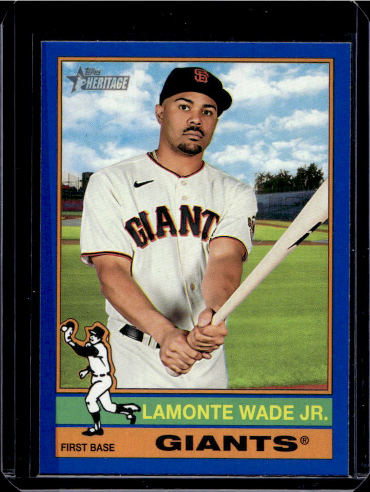 LaMonte Wade Jr. 2025 Topps Heritage #493 Dark Blue Border Price Guide ...