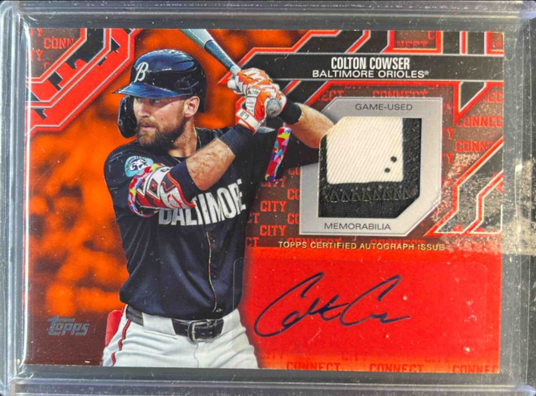 Colton Cowser 2025 Topps Heritage #CCAR-CC Clubhouse Collection ...