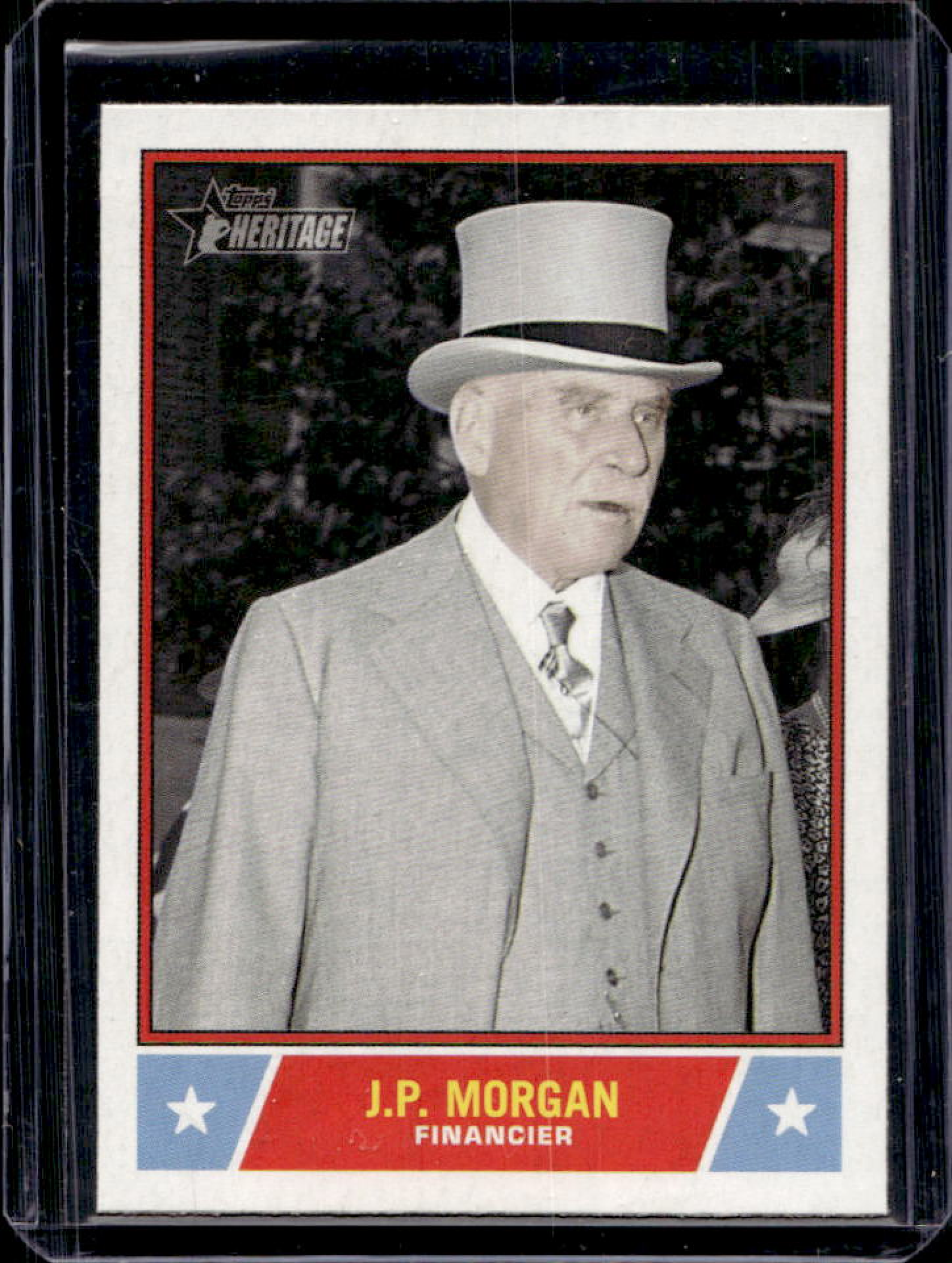 JP Morgan 2025 Topps Heritage #NS-82 Notable Americans Price Guide ...