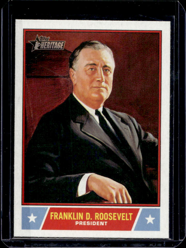 Franklin D. Roosevelt 2025 Topps Heritage #NS-19 Notable Americans ...