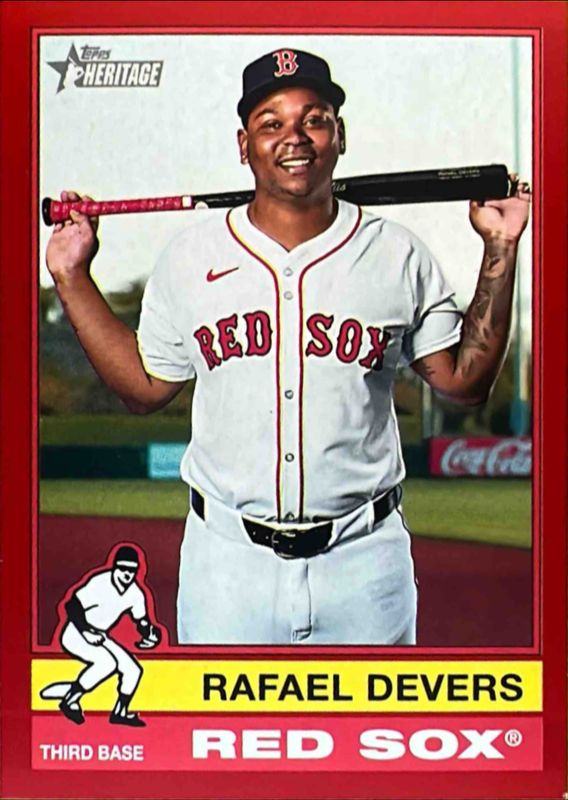 Rafael Devers 2025 Topps Heritage #445 Red Border Price Guide - Sports ...