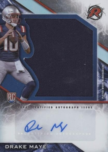 Drake Maye 2024 Topps Resurgence #RPA-DM Resurgence Rookie Patch ...