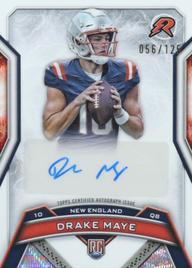 Drake Maye 2024 Topps Resurgence #RRS-DM Resurgence Rookie Signatures ...