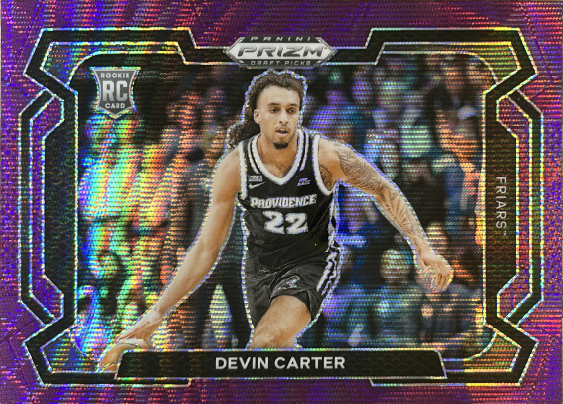 Devin Carter 2024 Prizm Draft Picks #27b Purple Wave Price Guide ...