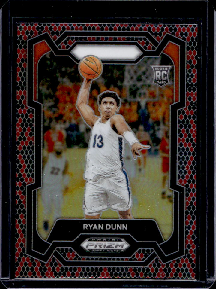 Ryan Dunn 2024 Prizm Draft Picks #5 Snakeskin /(SSP) Price Guide ...