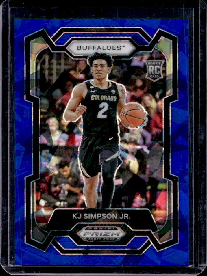 KJ Simpson Jr. 2024 Prizm Draft Picks #93 Blue Ice /99 Price Guide ...