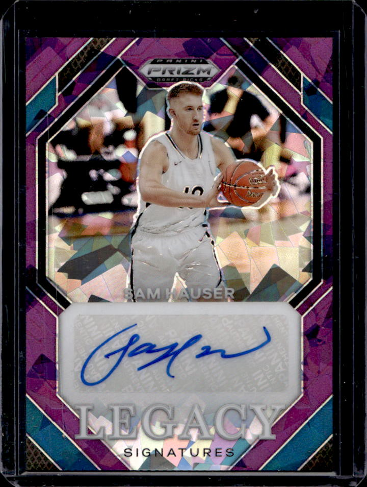 Sam Hauser 2024 Prizm Draft Picks #LS-SAM Legacy Signatures - Purple ...