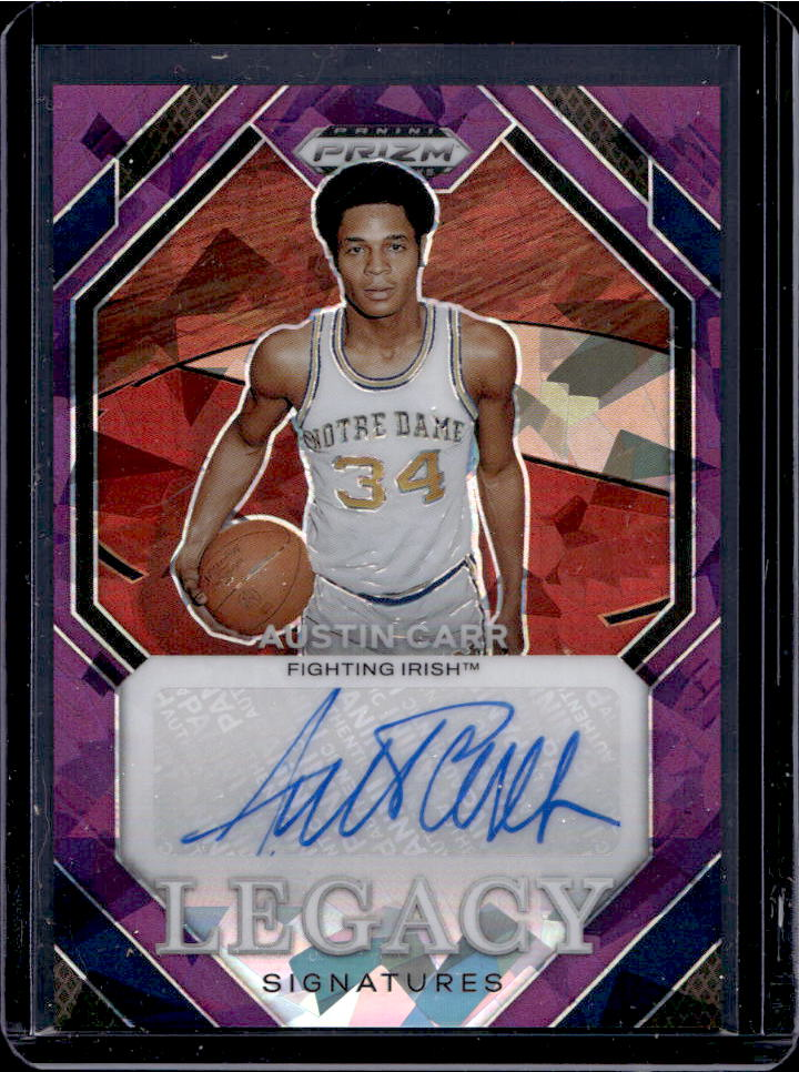 Austin Carr 2024 Prizm Draft Picks #LS-ACR Legacy Signatures - Purple ...