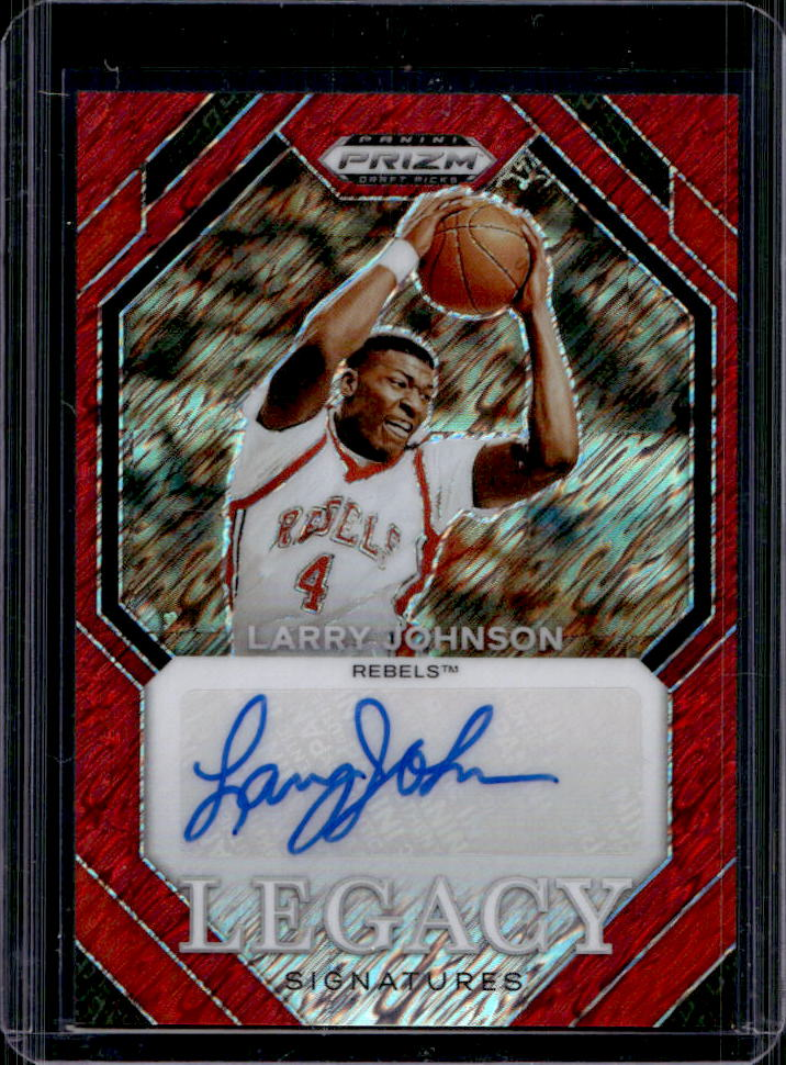 Larry Johnson 2024 Prizm Draft Picks #LS-LJS Legacy Signatures - Red ...