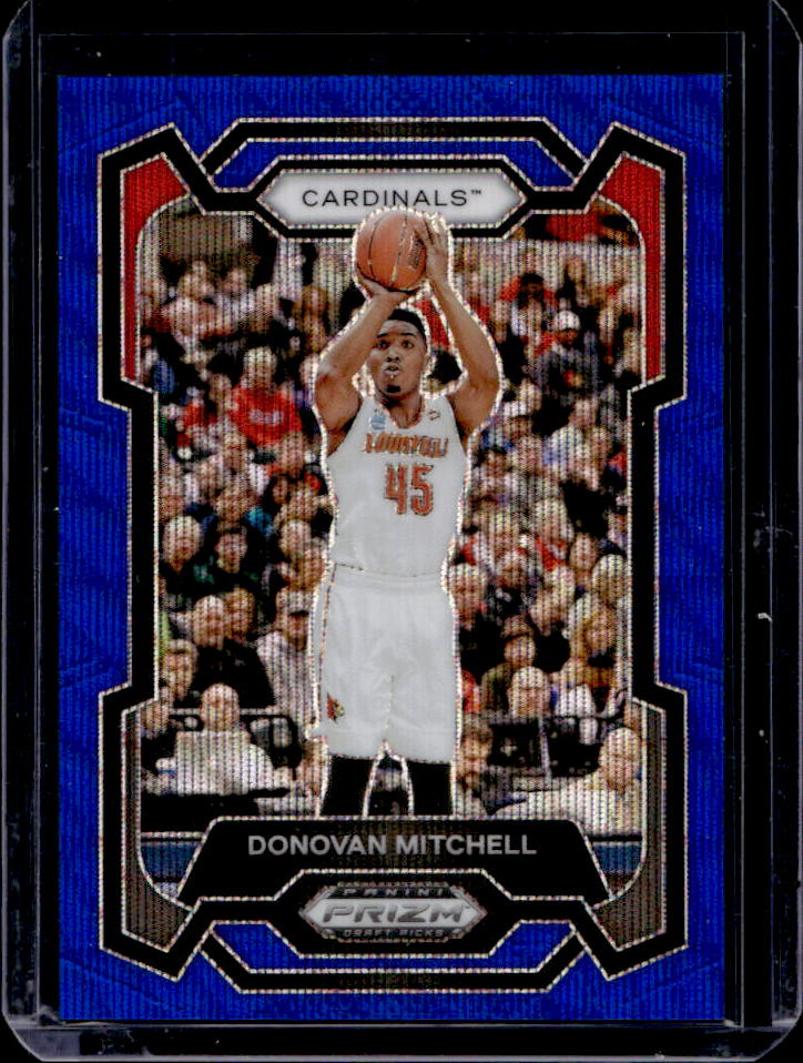 Donovan Mitchell 2024 Prizm Draft Picks #75 Blue Wave /249 Price Guide ...