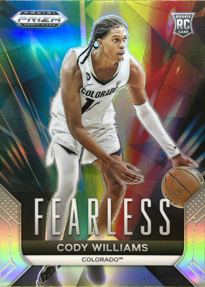 Cody Williams 2024 Prizm Draft Picks #5 Fearless - Silver Price Guide ...