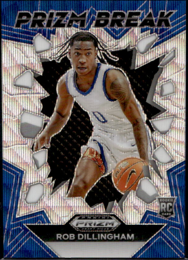 Rob Dillingham 2024 Prizm Draft Picks #3 Prizm Break - Wave /99 Price ...