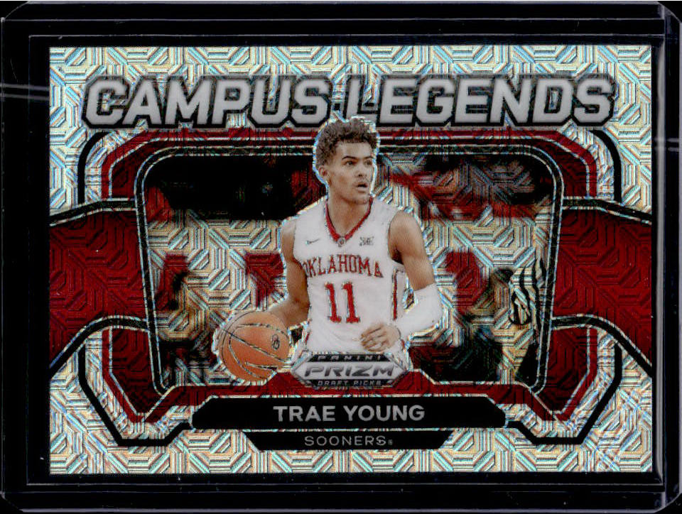 Trae Young 2024 Prizm Draft Picks #7 Campus Legends - Mojo /25 Price ...