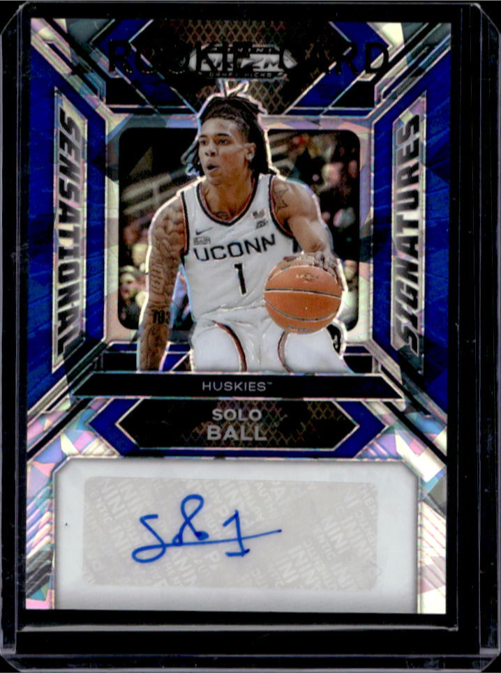 Solo Ball 2024 Prizm Draft Picks #SS-SBL Sensational Signatures - Blue ...