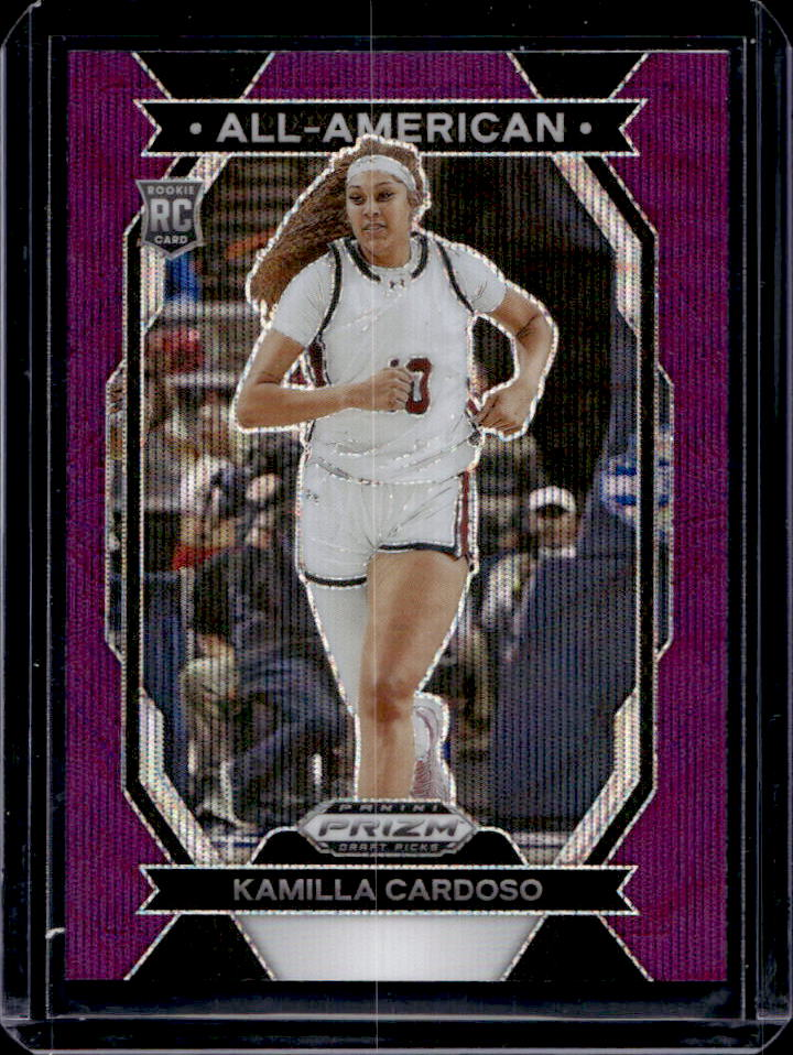 Kamilla Cardoso 2024 Prizm Draft Picks #3 All-American - Purple Wave ...