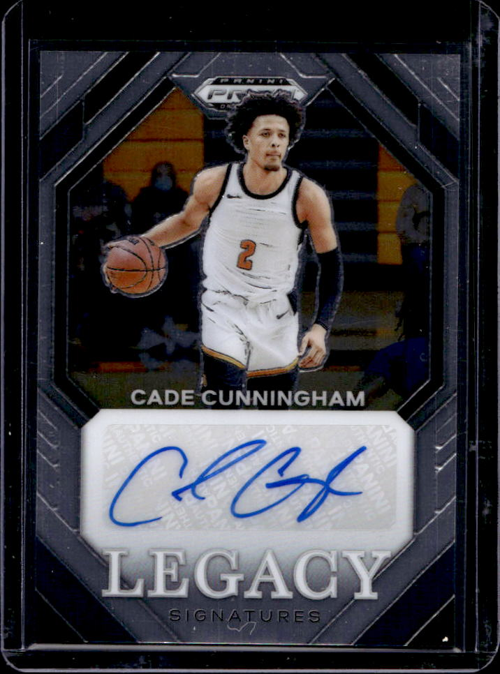 Cade Cunningham 2024 Prizm Draft Picks #14 Legacy Signatures Price ...