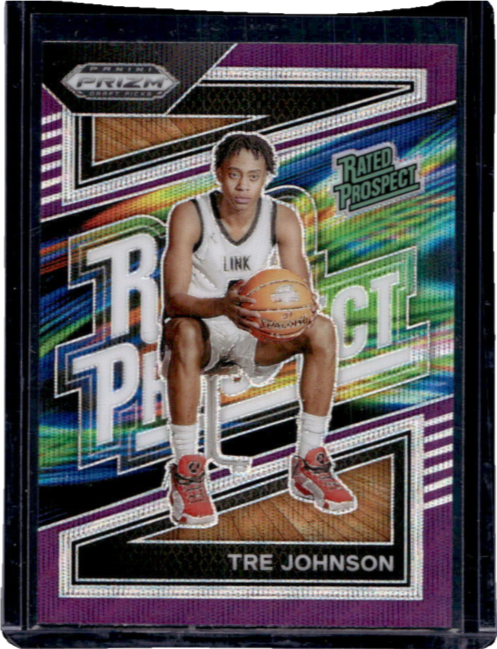 Tre Johnson III 2024 Prizm Draft Picks #15 Rated Prospect - Purple Wave ...